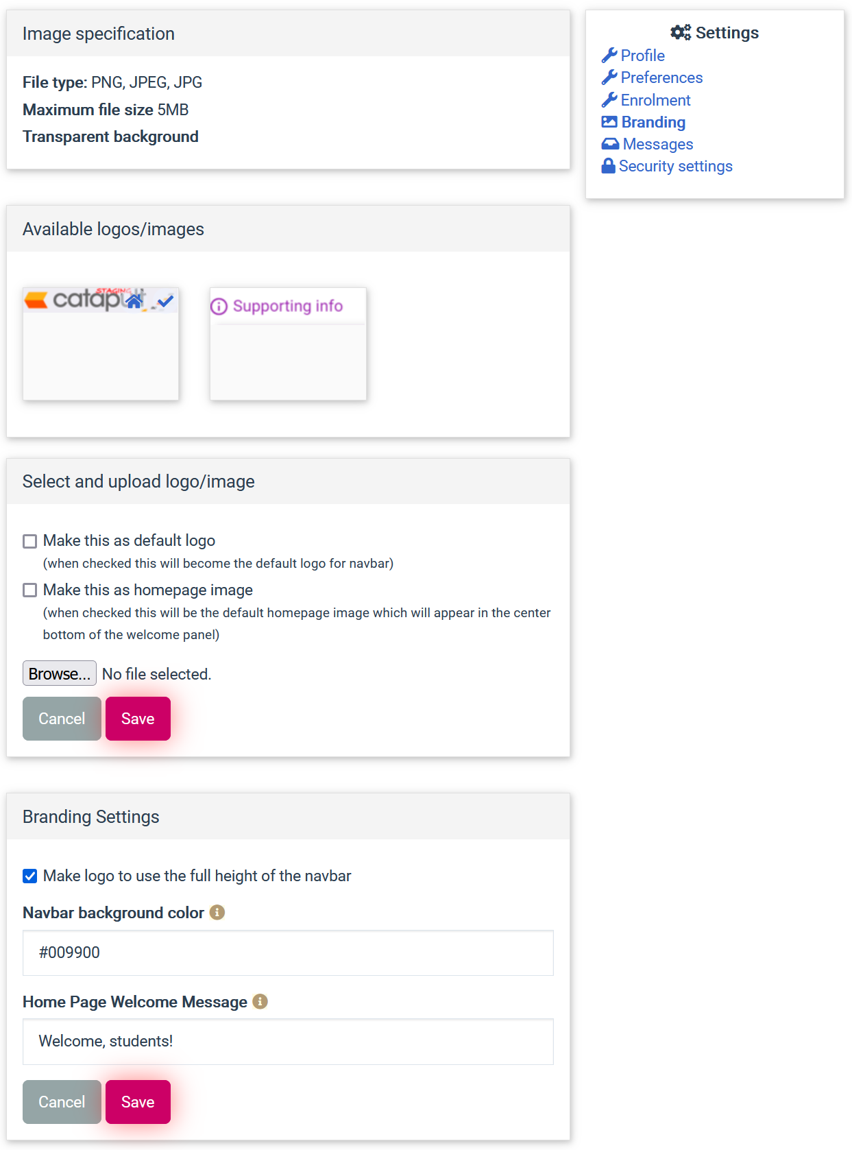 Branding your Catapult LMS – Catapult